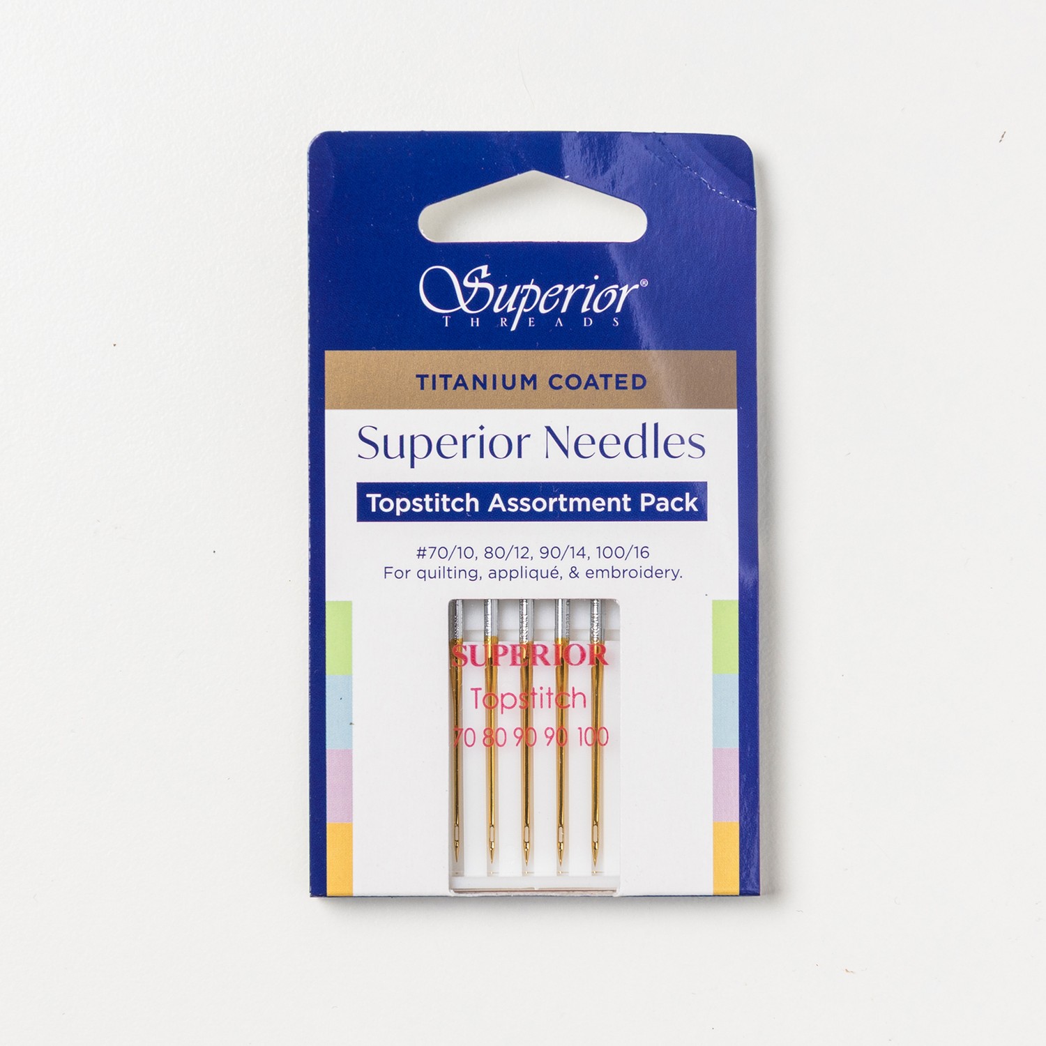 Titanium Coated Needles Assortment | Connecting Threads