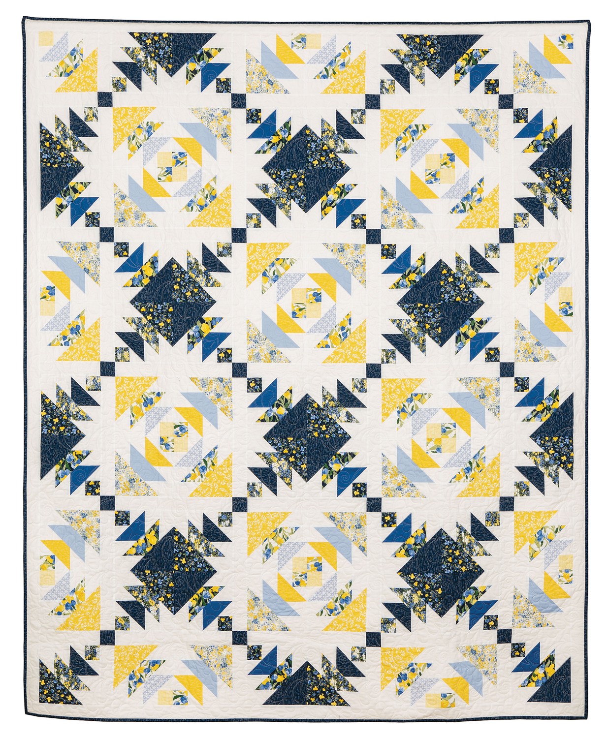 Pineapple Promenade Quilt Pattern Download | Connecting Threads