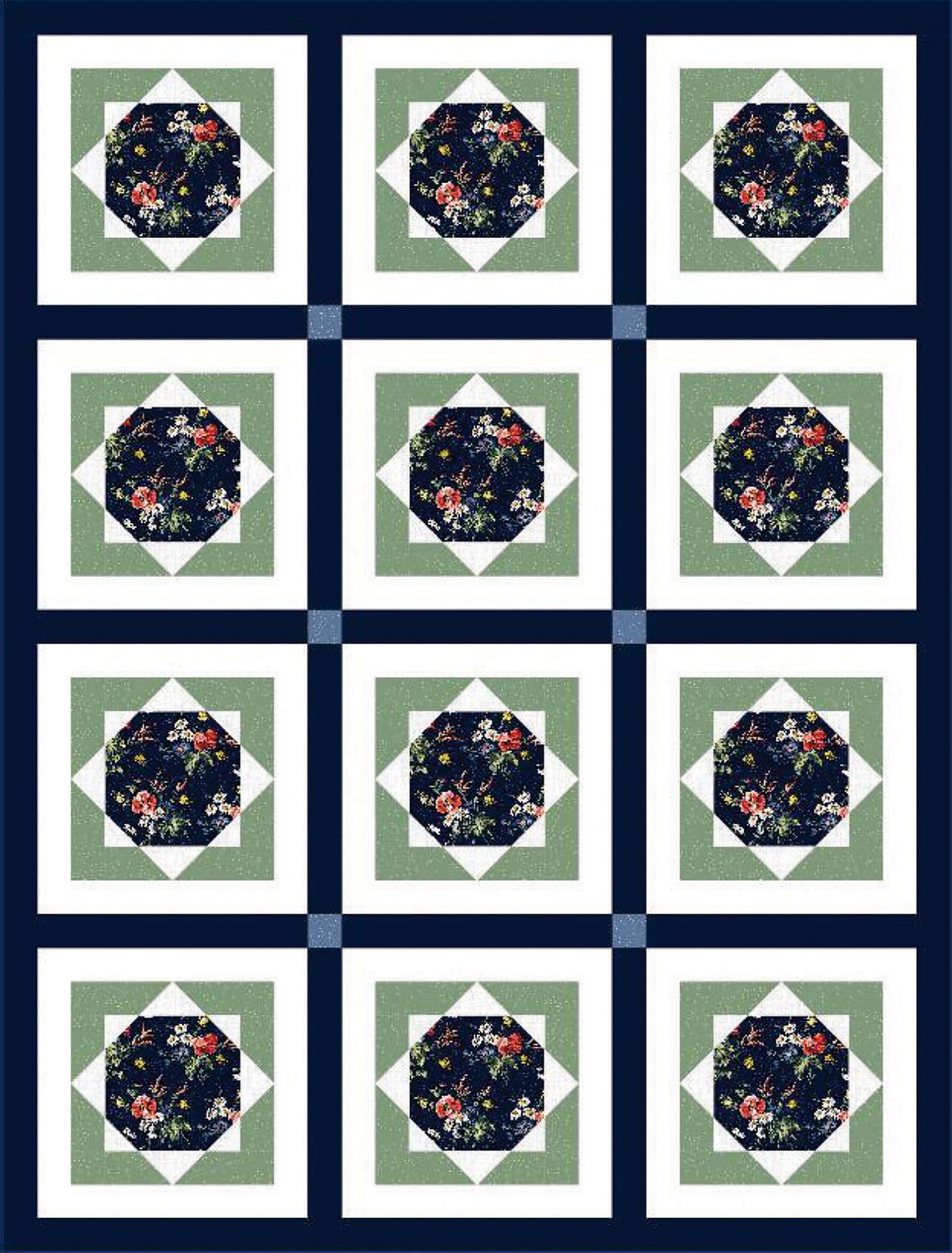 Gemstone Quilt Pattern Download | Connecting Threads