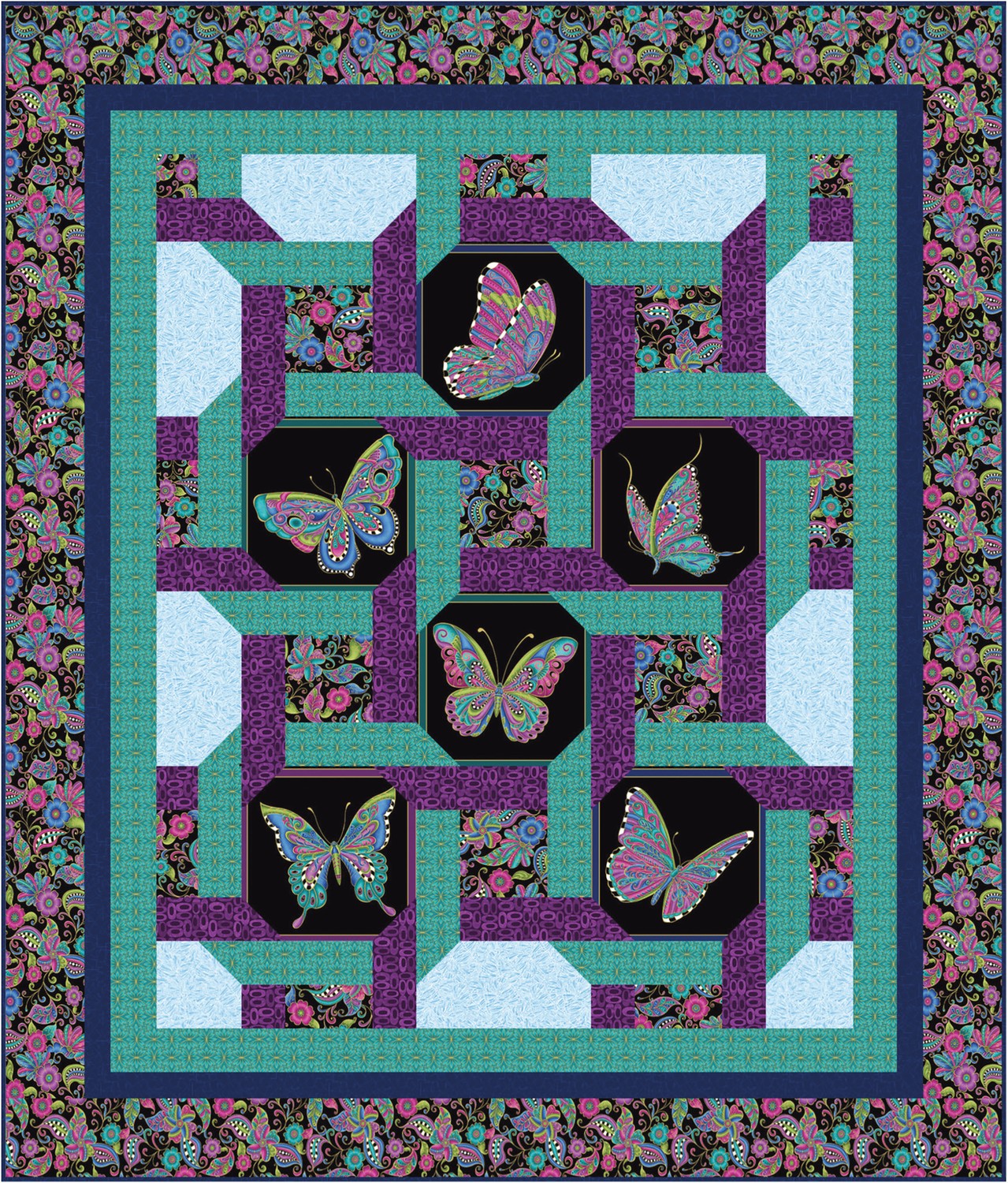 C'mon Let's Twist Quilt Pattern Download | Connecting Threads