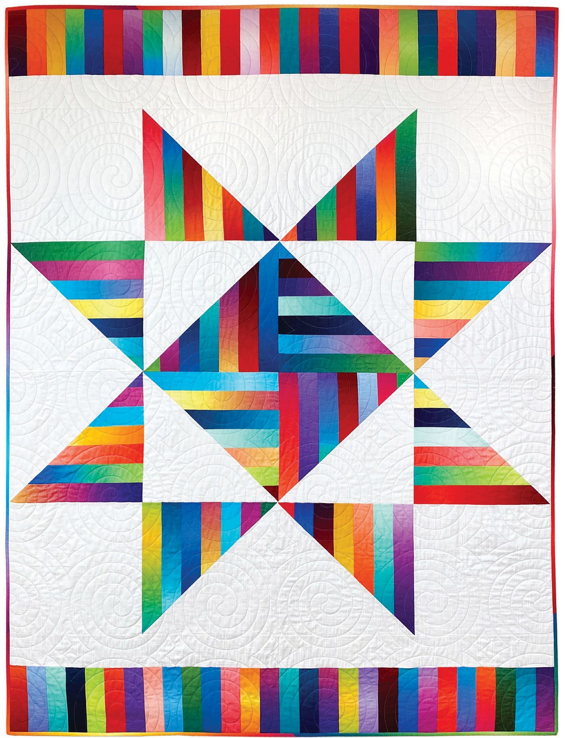 Strip Strip Star Pattern Download | Connecting Threads