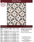 Free Grid Pop Pattern Download | Connecting Threads