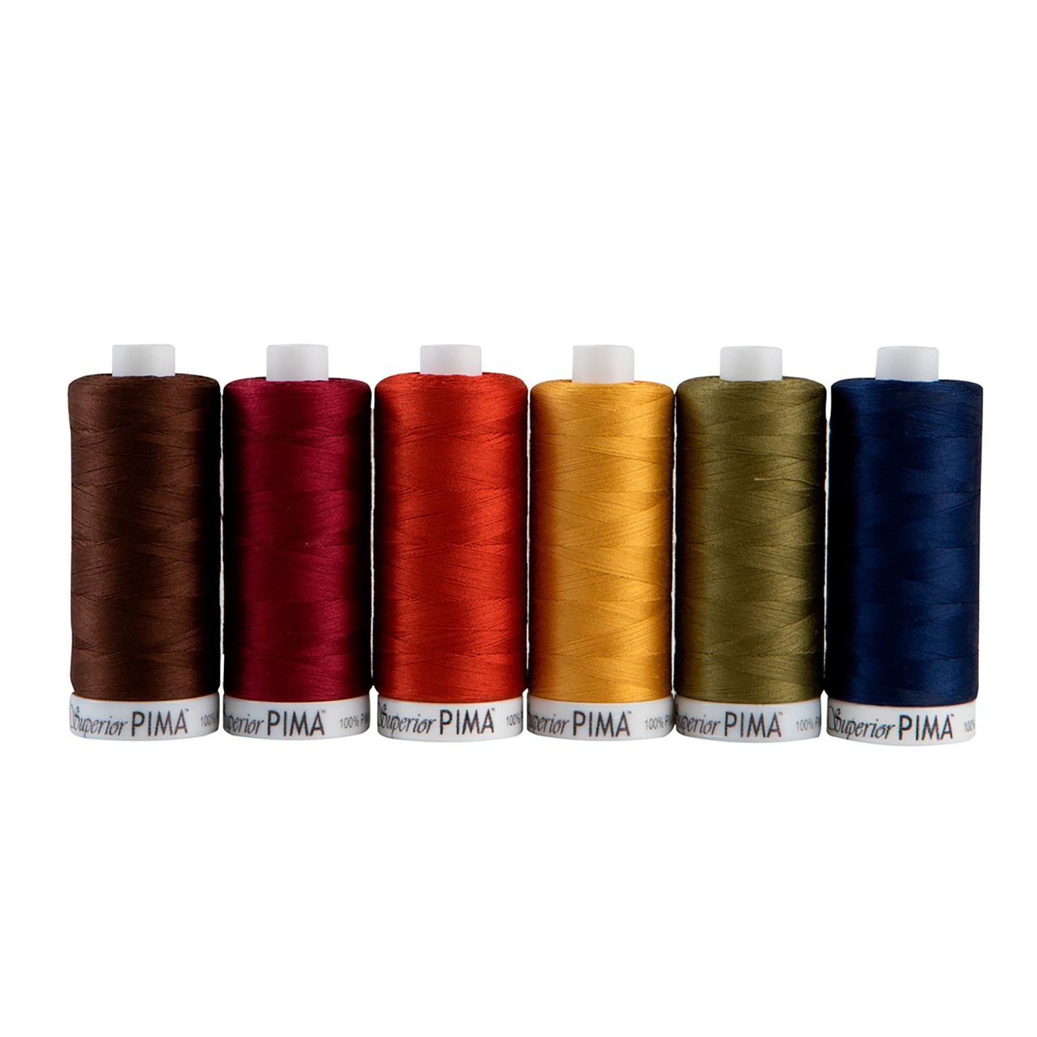 Superior PIMA 6 Spool Set: Darks | ConnectingThreads.com
