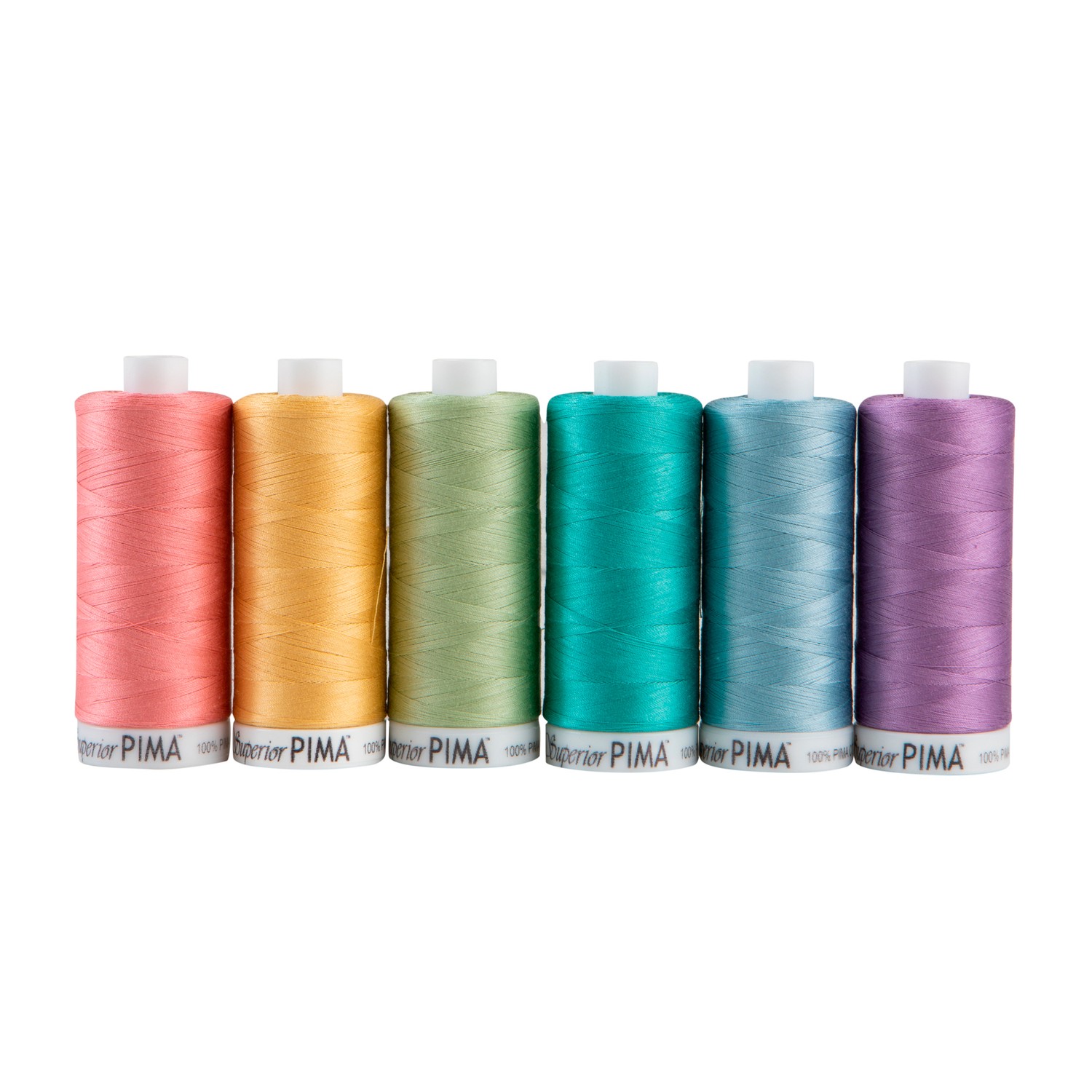 Superior PIMA 6 Spool Set: Pastels | ConnectingThreads.com