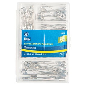 Curved Safety Pin Assortment | ConnectingThreads.com