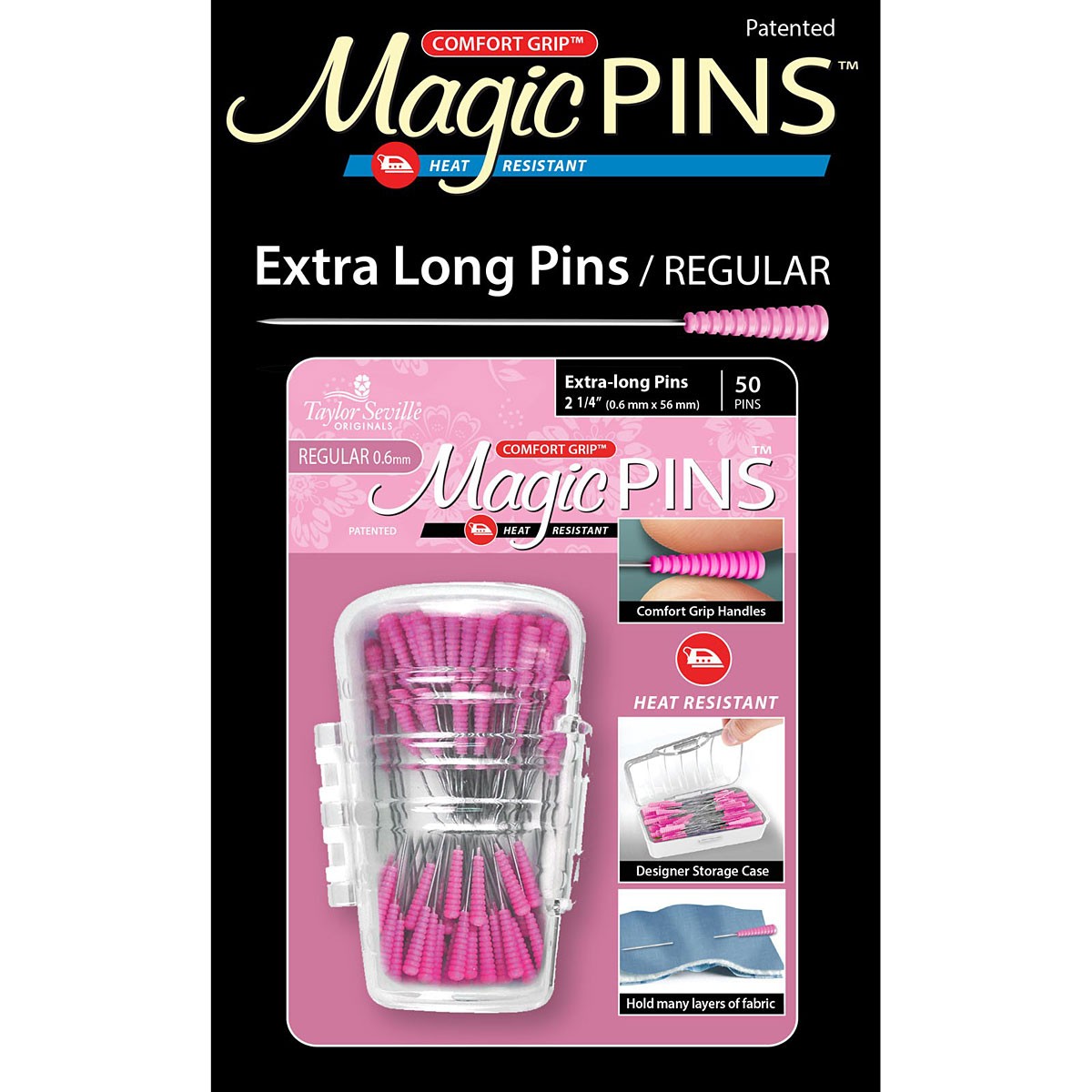 Magic Pins Extra Long - Shop Quality Quilting Supplies Online