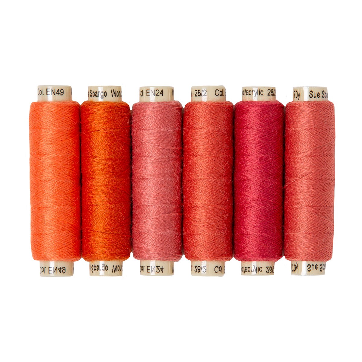 Sue Spargo Ellana Wool Thread Pack - Orange | Connecting Threads