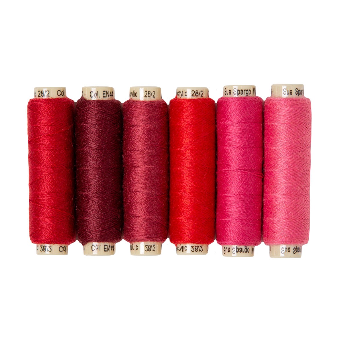 Sue Spargo Ellana Wool Thread Pack Red Connecting Threads