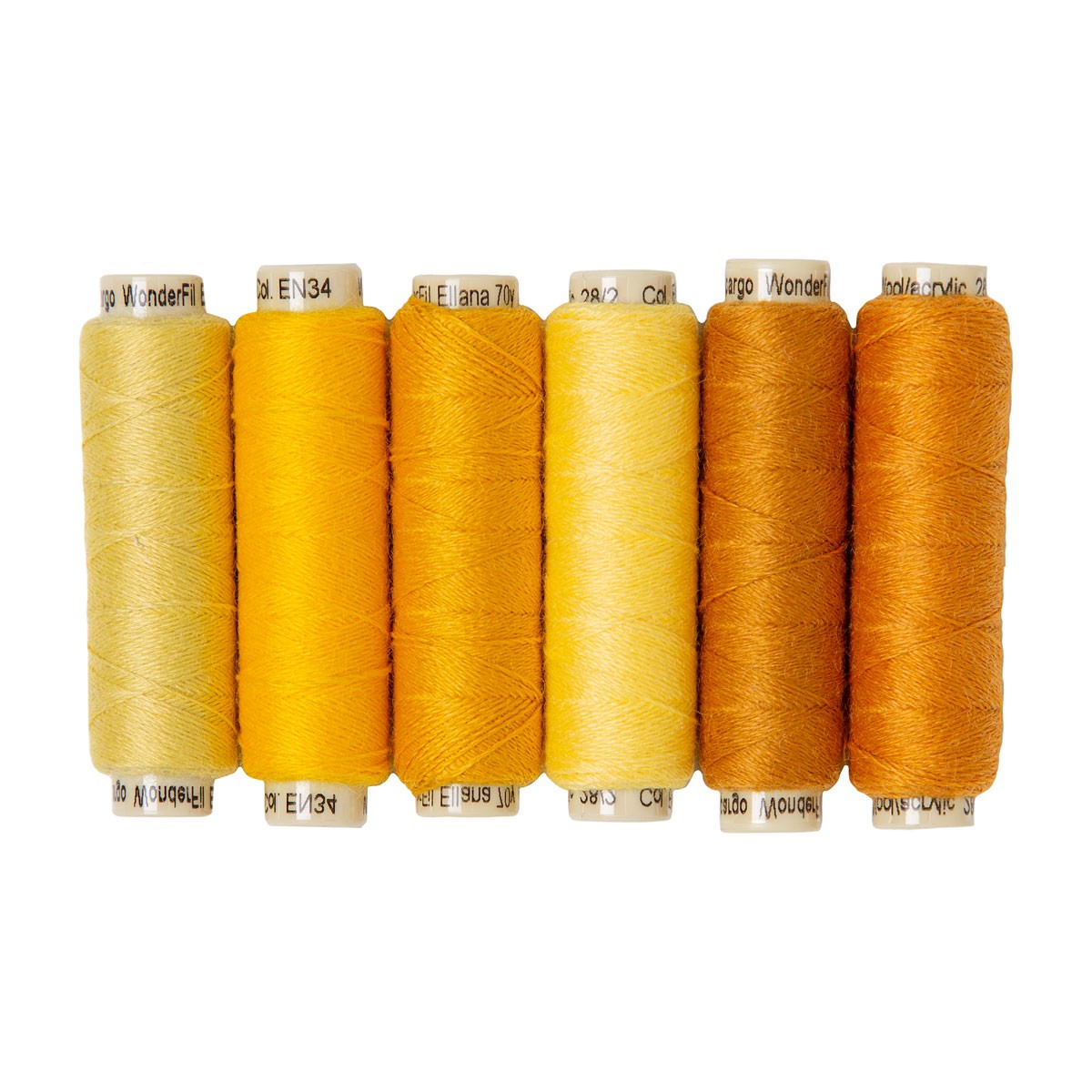 Sue Spargo Ellana Wool Thread Pack - Yellow | Connecting Threads