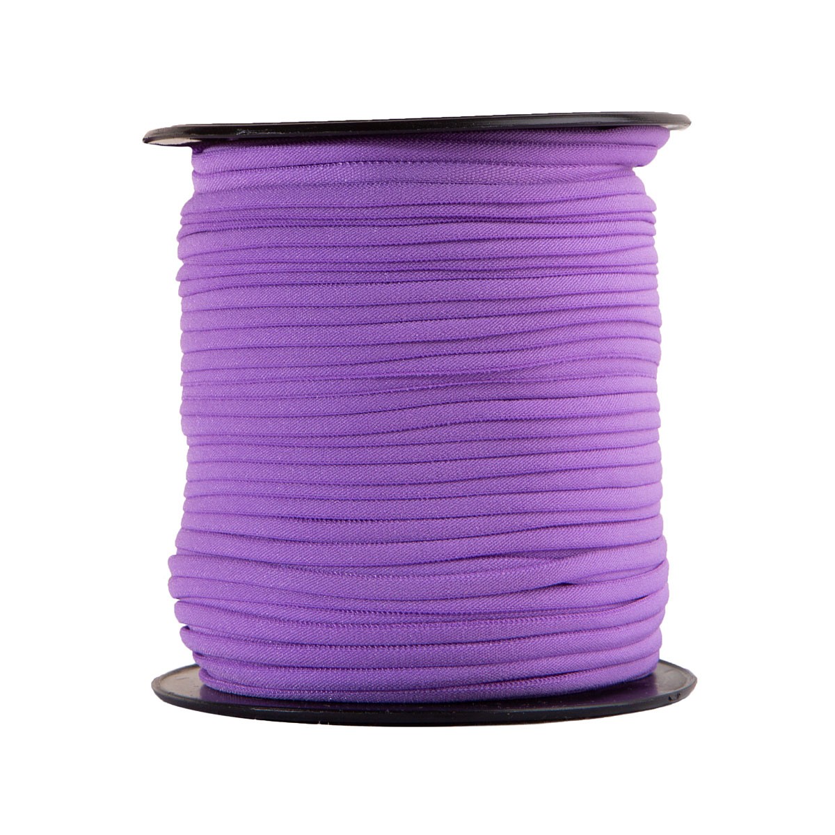 100% Nylon Banded Stretch Elastic - Purple | Connecting Threads