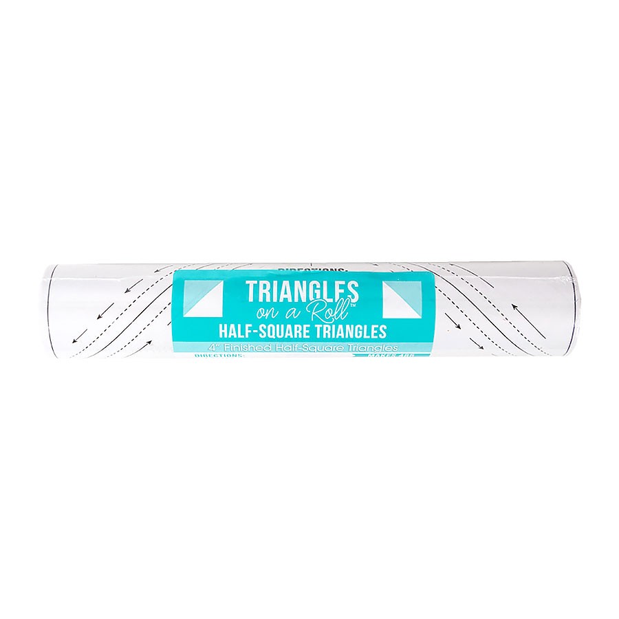 Triangles on a Roll - 4" Half-Square Triangles | Connecting Threads