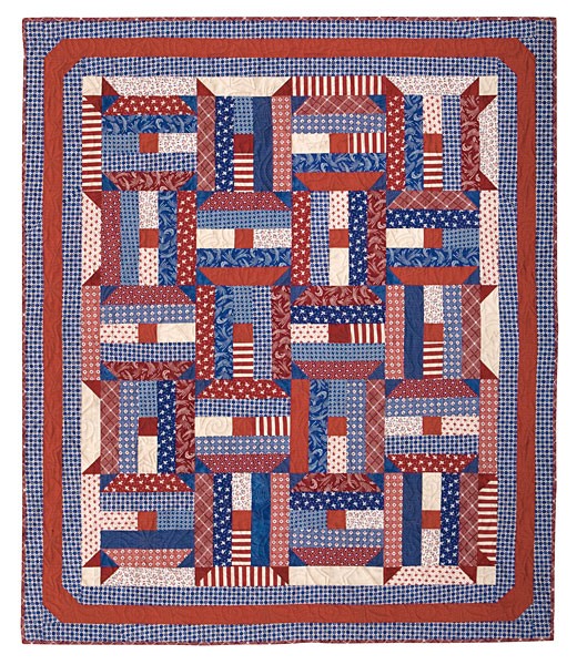 Stars & Strips Quilt Kit | ConnectingThreads.com