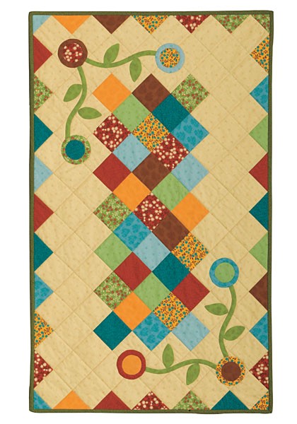 Posey Patch Table Runner Bold Kit | ConnectingThreads.com