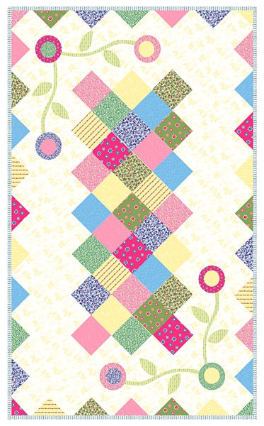 Posey Patch Table Runner Soft Kit | ConnectingThreads.com