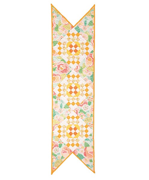 Whipped Peach Table Runner Kit | ConnectingThreads.com