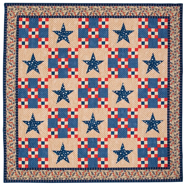 Starry Nine Patch Quilt Kit | ConnectingThreads.com