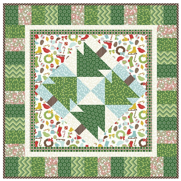Tannenbaum Table Topper | ConnectingThreads.com
