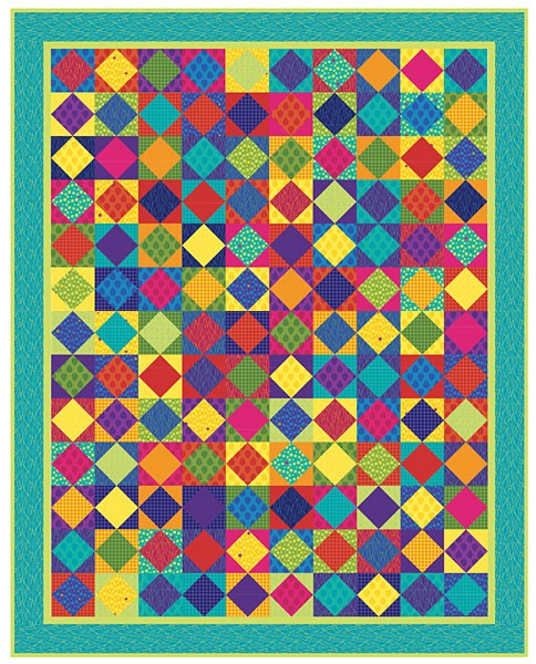 Precious Gems Quilt Bold Kit | ConnectingThreads.com