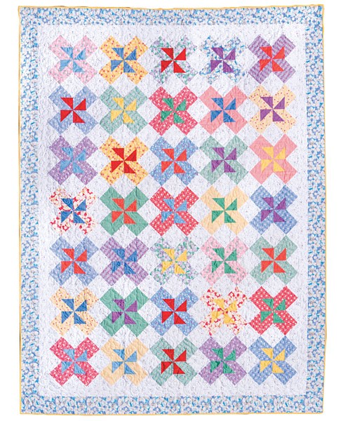 Double Pinwheels Quilt Kit | ConnectingThreads.com
