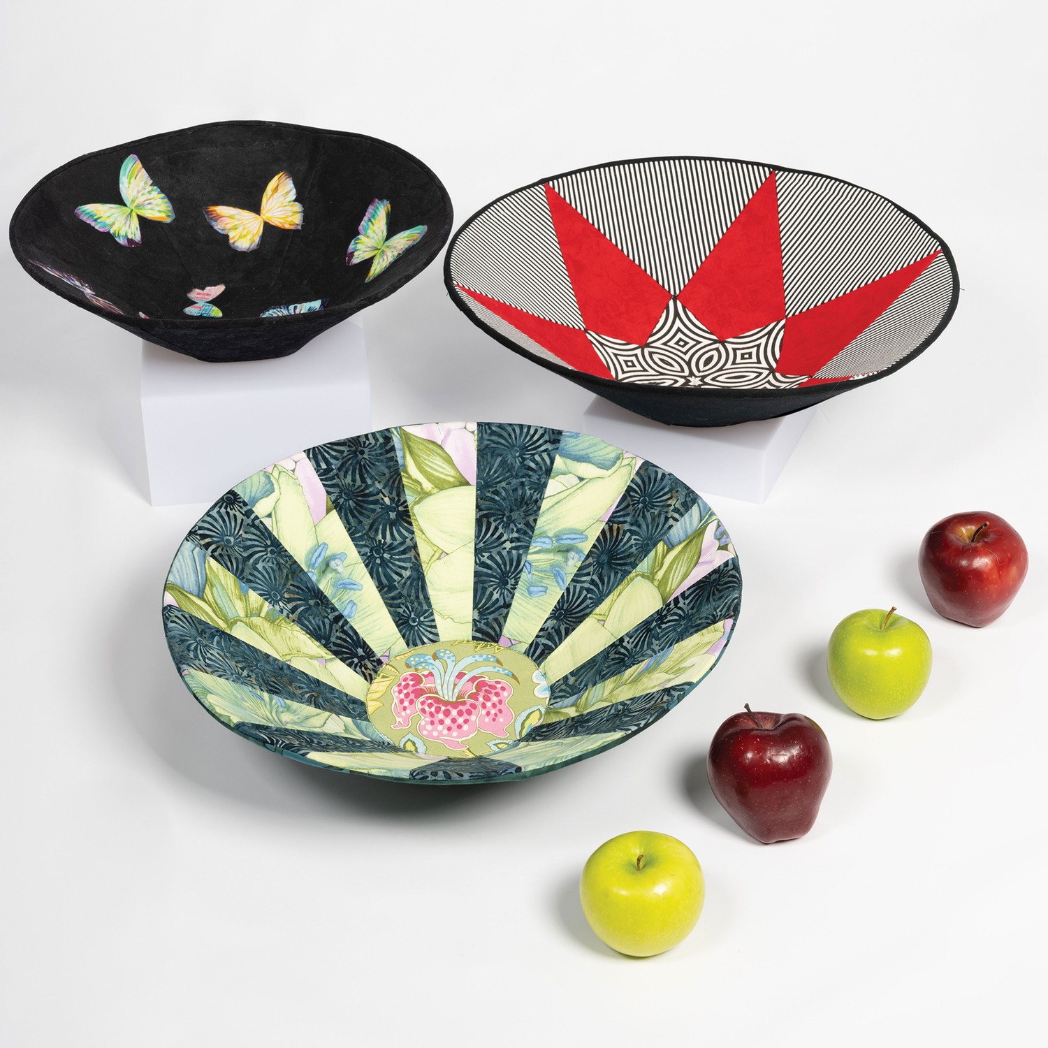 Round Fabric Art Bowls - Shop Unique Designs at Connecting Threads