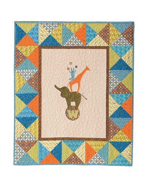 Circus Stack Baby Quilt Kit | ConnectingThreads.com