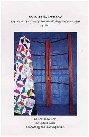 DIY Folding Quilt Rack Pattern | ConnectingThreads.com