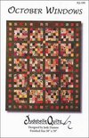 October Windows Throw Quilt Kit | ConnectingThreads.com