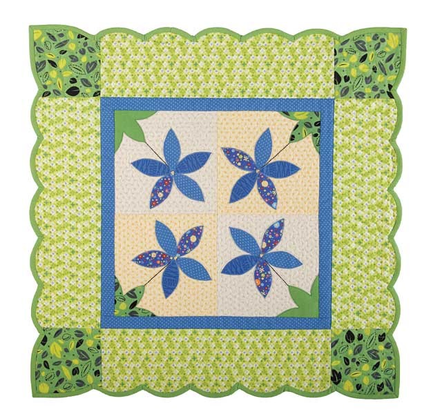 Vintage Violets Table Topper Kit | ConnectingThreads.com