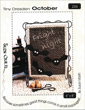 Tiny Dresden Pattern - October | ConnectingThreads.com