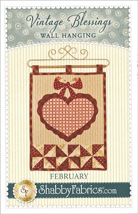 February Vintage Blessings Wall Hanging Pattern | ConnectingThreads.com
