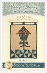 March Vintage Blessings Wall Hanging Pattern | ConnectingThreads.com
