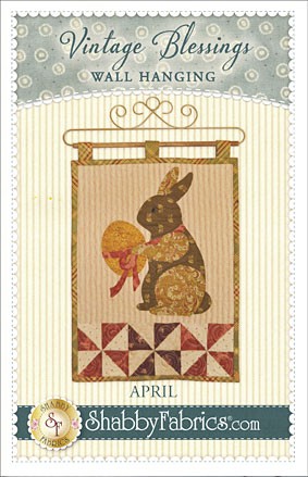 April Vintage Blessings Wall Hanging Pattern | ConnectingThreads.com