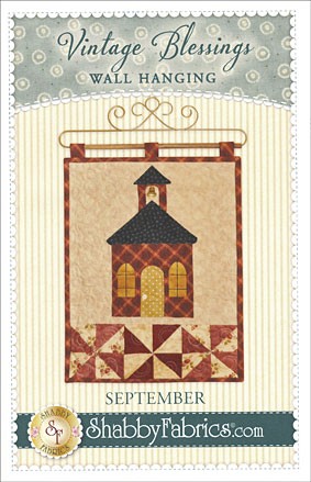 September August Vintage Blessings Wall Hanging Pattern | ConnectingThreads.com