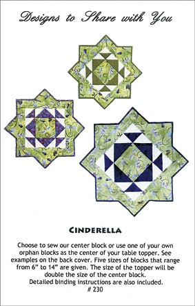 Cinderella Pattern | ConnectingThreads.com