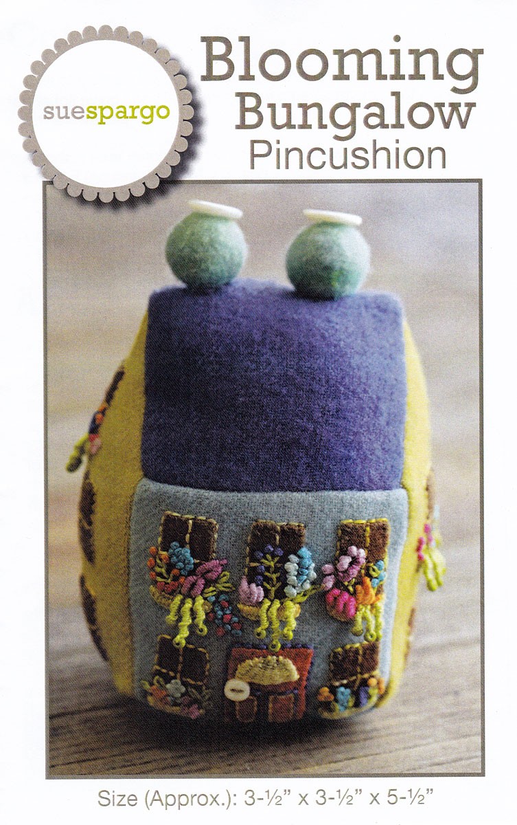 Blooming Bungalow Pincushion Pattern | ConnectingThreads.com