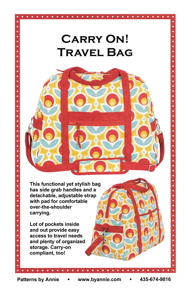 Carry On! Travel Bag Pattern | ConnectingThreads.com