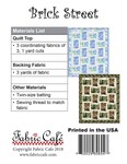 Brick Street Quilt Pattern - Connecting Threads