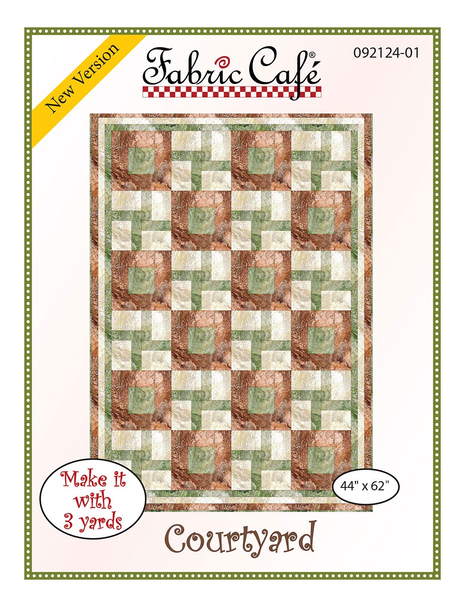 Courtyard Quilt Pattern - Shop at Connecting Threads