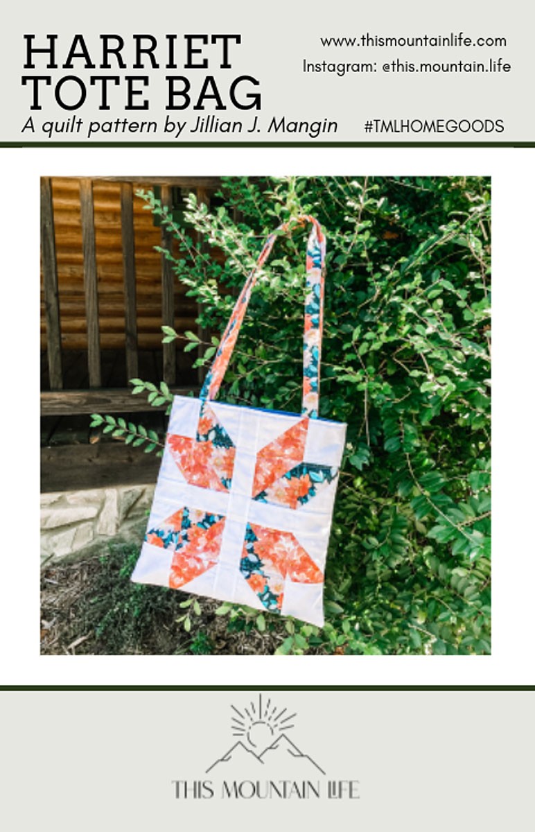 Harriet Tote Bag Pattern | ConnectingThreads.com