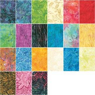 Batik Paradise - Spring/Summer 2014 Batik Strips | ConnectingThreads.com