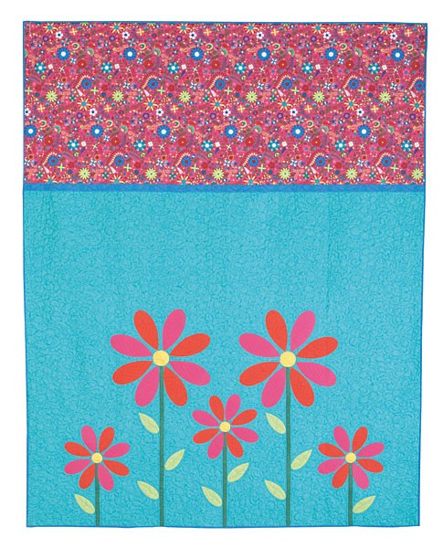 Daisy Dreams Quilt & Sham Kit | ConnectingThreads.com