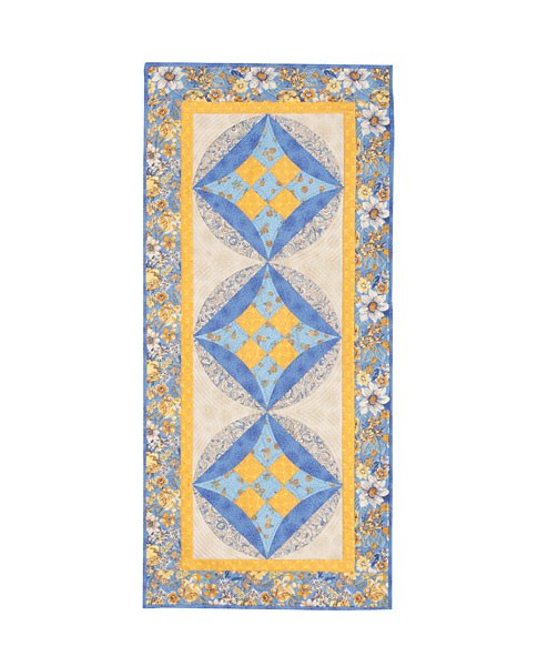 Curved Nine-Patch Table Runner Kit | ConnectingThreads.com