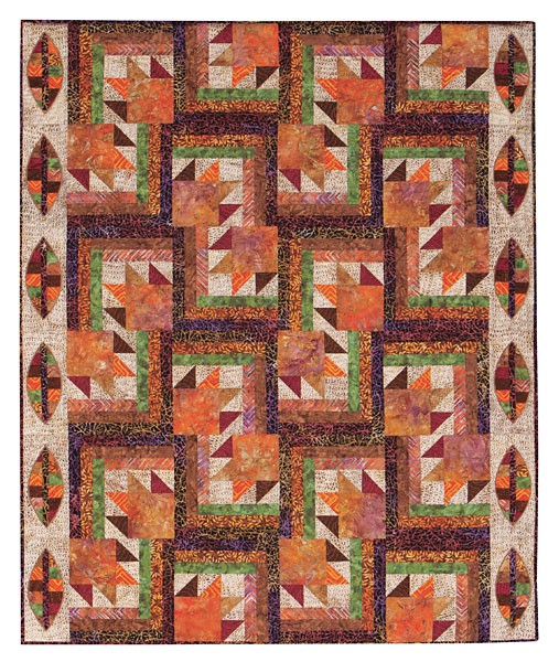 Batik Paradise - Sugar Maple Quilt Kit | ConnectingThreads.com