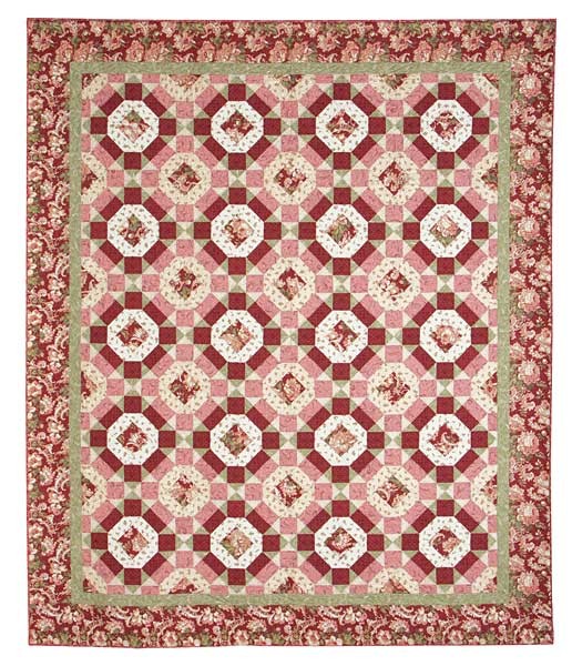 Cottage Rose Quilt Kit | ConnectingThreads.com