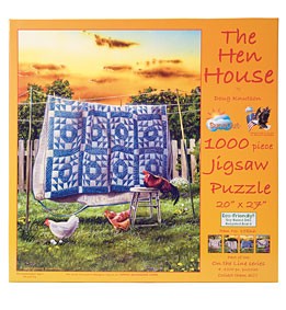 The Hen House 1000 Piece Jigsaw Puzzle | ConnectingThreads.com