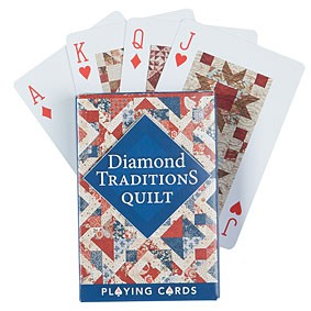 Diamond Traditions Quilt Playing Cards | ConnectingThreads.com