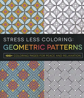 Stress Less Coloring Book: Geometric Patterns | ConnectingThreads.com