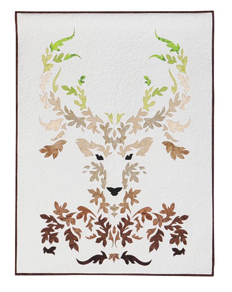 The Stag Laser-Cut Applique & Pattern | ConnectingThreads.com