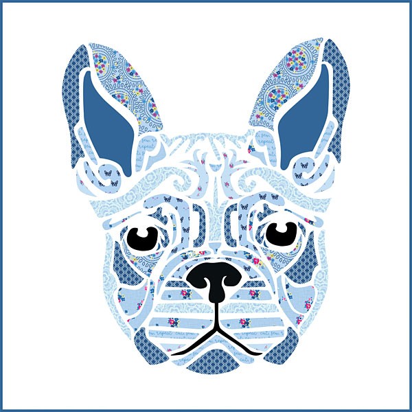 Fleur the Frenchie Laser-Cut Kit | ConnectingThreads.com