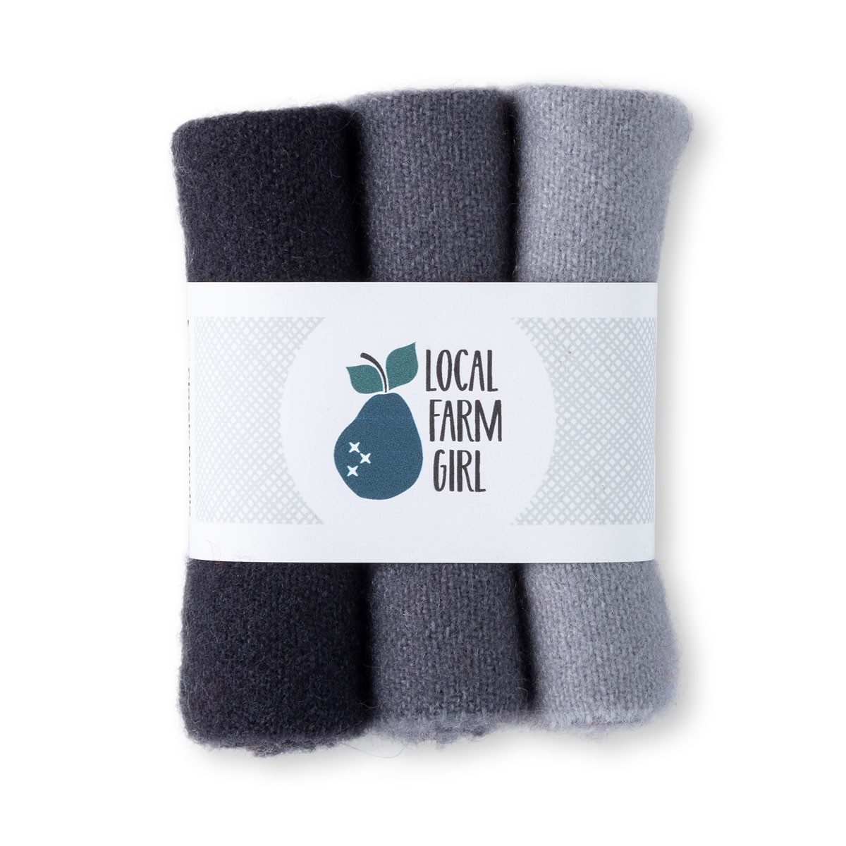 Mini Color Wool Bundle in Black | Connecting Threads